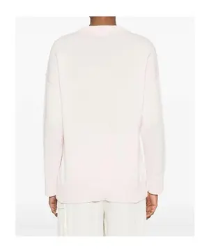 TWINSET Gathered Sweater With Front Pleating - White