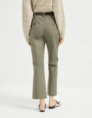 Brunello Cucinelli Kickflare Cigarette Trousers