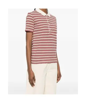 A.p.c. Striped Polo Shirt
