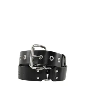 VIVIENNE WESTWOOD Bondage Belt With Silver Metal Fittings - Black