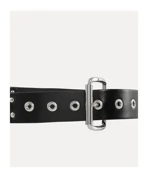 VIVIENNE WESTWOOD Bondage Belt With Silver Metal Fittings - Black