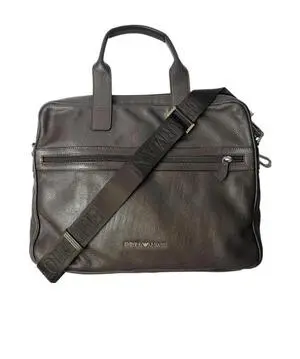 Emporio Armani Logo Detail Handbag - Black