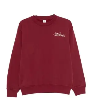 SPORTY  RICH Sporty & Rich Crewneck Sweatshirt With Logo