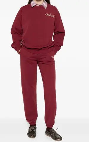 SPORTY  RICH Sporty & Rich Crewneck Sweatshirt With Logo