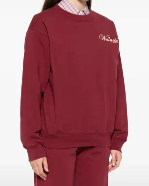 SPORTY  RICH Sporty & Rich Crewneck Sweatshirt With Logo