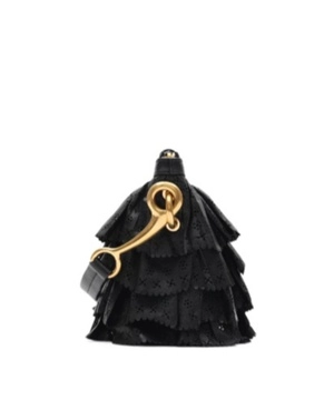 Burberry Mini Ruffle Bag - Black