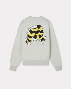 Kenzo Wild Tiger Knitted Jumper - Light Gray