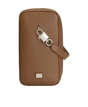 Dolce & Gabbana Lock Handbag - Brown