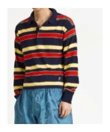 J.W.ANDERSON Jw Anderson Knitted Striped Rugby Polo Top
