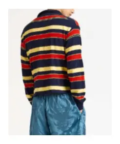 J.W.ANDERSON Jw Anderson Knitted Striped Rugby Polo Top