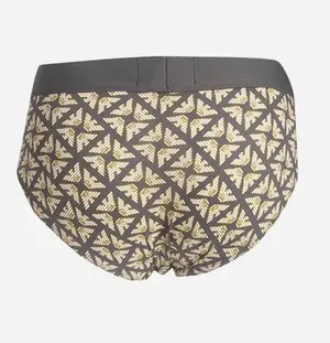 Emporio Armani Logo Printed Underwear - Gray