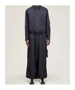Y3 Sport Uniform Wide Cargo Trousers