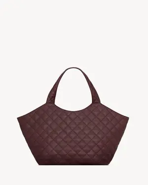 Saint Laurent Icare Quilted Medium Tote Bag