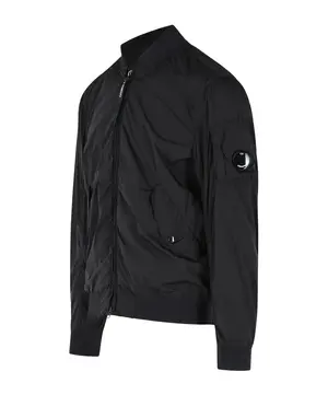 C.P. COMPANY Lens Pocket Bomber Jacket - Black