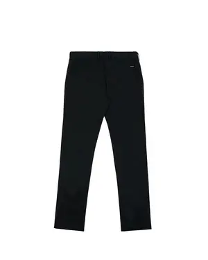 Hugo Boss Tailored Slacks With Belt Loops - Black