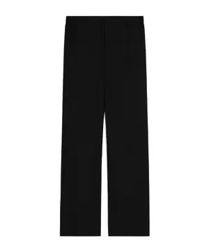 Celine Wool Trousers With Horseshoe Embroidery