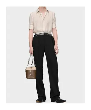MAISON MARGIELA Virgin Wool Taped Trousers