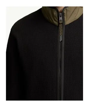 Moncler Zip-up Cardigan With Logo Patch