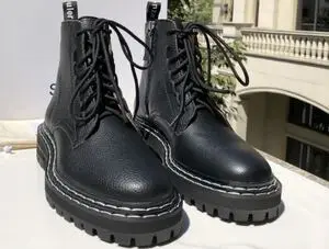 Proenza Schouler Leather Lace-up Combat Boots