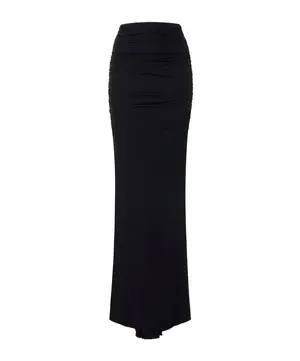 Elisabetta Franchi Crêpe Jersey Skirt - Black