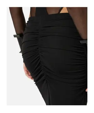 Elisabetta Franchi Crêpe Jersey Skirt - Black