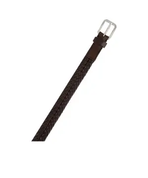 TOM FORD Braided Leather Belt - Black