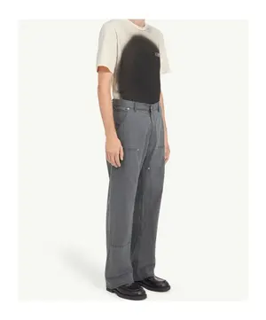 MAISON MARGIELA Straight-leg Workwear Jeans - Anthracite