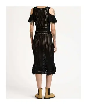 J.W.ANDERSON Jw Anderson Open Knit Cutout Knitted Dress