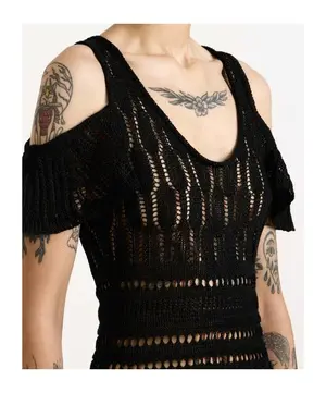 J.W.ANDERSON Jw Anderson Open Knit Cutout Knitted Dress