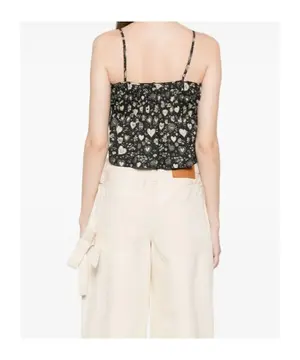 R13 Printed Floral Vest