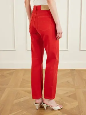 BLAZÉ MILANO Clapotis Straight-leg Jeans - Red