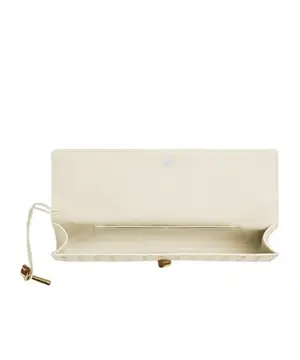 Bottega Veneta Andiamo Clutch Bag - Sea Salt Color