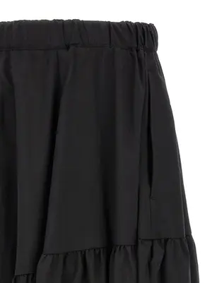 Comme Des Garçons Elasticated Waist Trousers With Rolled Hem