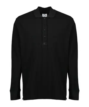 COURREGES Courrèges Long Sleeve Collared Polo Shirt