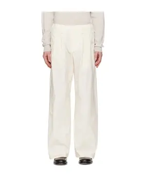 Issey Miyake Pleated Wide-leg Trousers