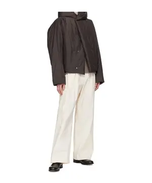 Issey Miyake Pleated Wide-leg Trousers