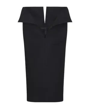 Balenciaga Sleeveless Mini Dress - Black