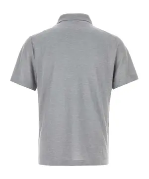 Brioni Mixed Stitch Short-sleeve Polo Shirt