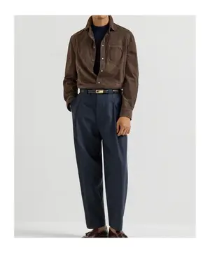 Brunello Cucinelli Long-sleeved Press-stud Shirt Jacket - Black