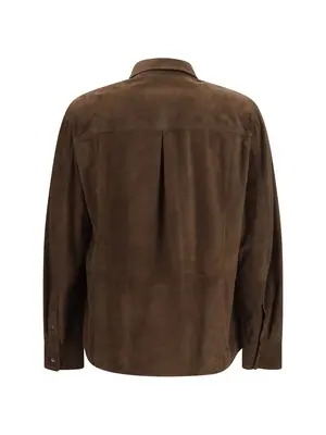 Brunello Cucinelli Long-sleeved Press-stud Shirt Jacket