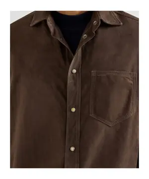 Brunello Cucinelli Long-sleeved Press-stud Shirt Jacket