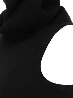 Alaïa Hooded Knit Crop Top