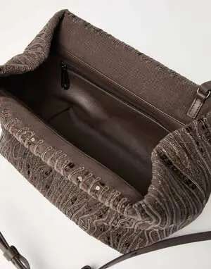 Brunello Cucinelli Embellished Cross Body Bag