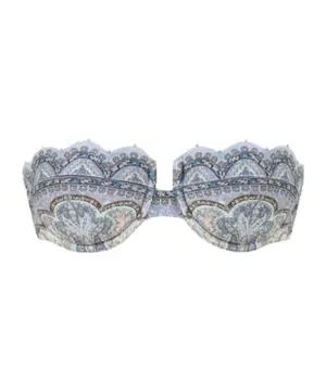 Zimmermann Paisley Underwired Bikini Top - Gray