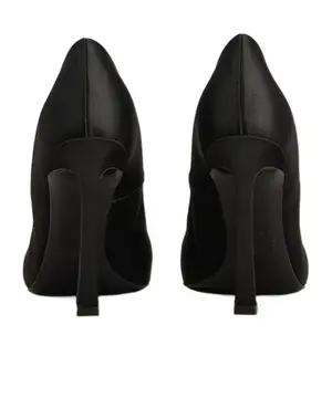 ROGER VIVIER Trompette Pumps With Crystal Buckle - Black