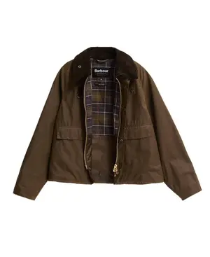 Barbour Spey Slim Waxed Jacket - Beech