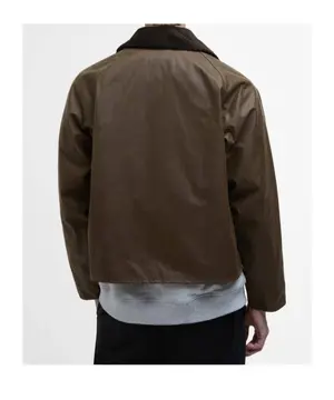 Barbour Spey Slim Waxed Jacket - Beech