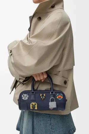 Loewe X Louis Wain Amazona 23 Denim Tote Bag