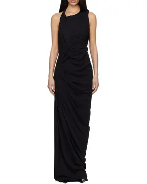 ENTIRE STUDIOS Oaklyn Draped Halterneck Maxi Dress
