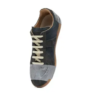 MAISON MARGIELA Replica Sneakers With Lace-up Closure - Black
